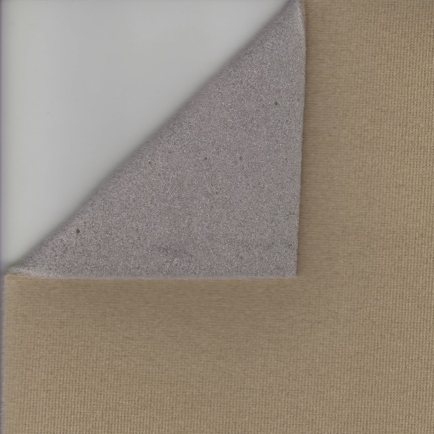 TISSU D'ORIGINE ! VELOURS BLEU SUR RESILLE Laize 150 cm