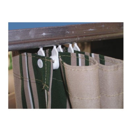 Clip Gliss Rail Blanc